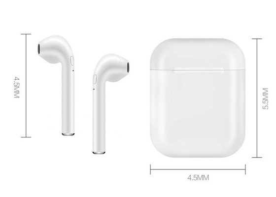 3D Sound Wireless Cordless Bluetooth Earbuds , IPX7 Waterproof Earphones With Charging Case