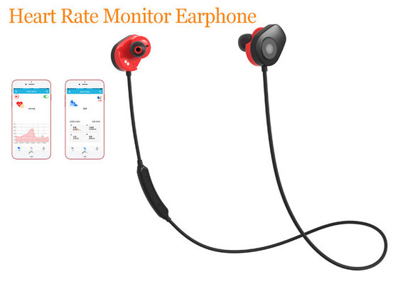 Outdoor Waterproof Wireless Neckband Earphones With Heart Rate Monitor