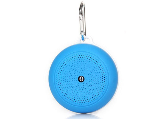Wireless Bluetooth Shower Speaker , Round Waterproof Bluetooth Speaker With TF Card Reader