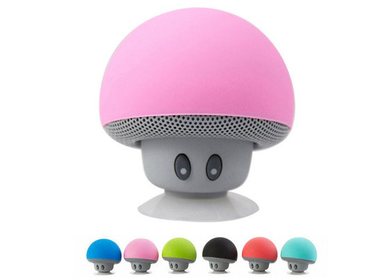 Hands Free Lovely Mushroom Wireless Bluetooth Speaker With Suction Cup
