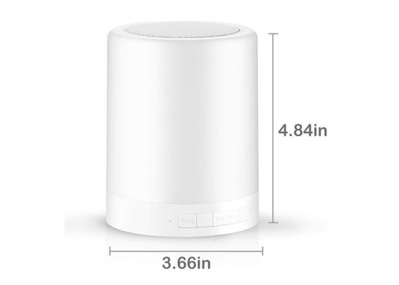 Color Changing Mini Wireless Bluetooth Speaker , Touch Control Night Light Bluetooth Speaker