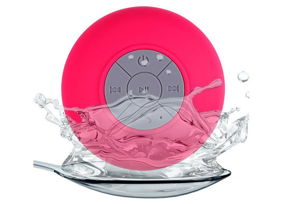 Colorful Waterproof Wireless Bluetooth Speakers , Mini Bluetooth Shower Speaker