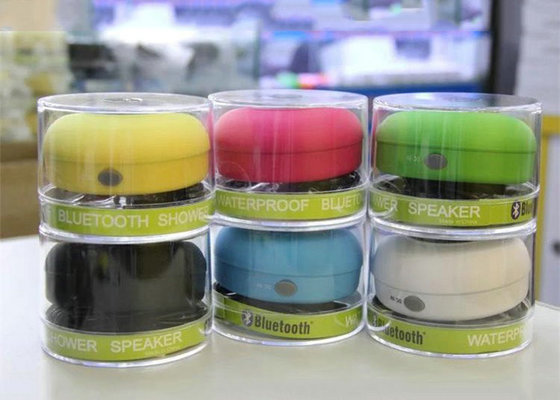 Custom Waterproof Wireless Bluetooth Speakers / Sucker Wireless Speaker For Sports