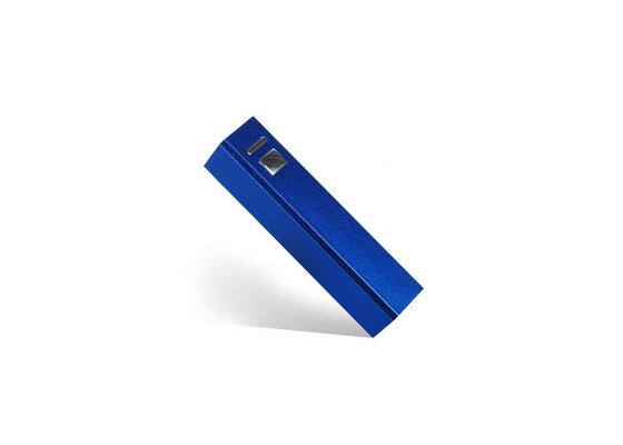 2600mAh External Portable Mobile Power Supply , Mobile Phone Power Bank Color Custom