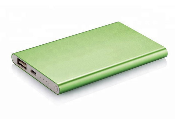 Lightweight Aluminum Alloy Power Bank Mobile Charger 5000mah 110*68*10mm Dimension