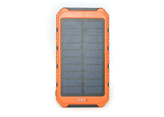 Fashionable Portable Solar Power Bank 10000mah Stylish Design With LED Light