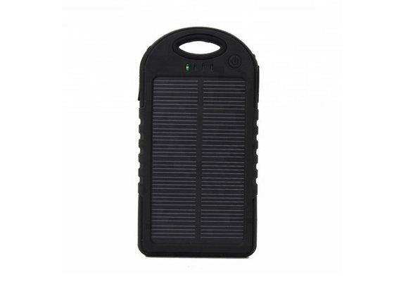 Custom Logo Portable Solar Power Bank Waterproof Dual USB Mobile Phone Battery Charger