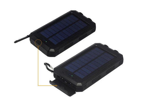 10000mah Portable Solar Power Bank 139x78x29mm Dimension Stylish Design