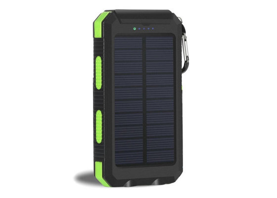 Waterproof Solar USB Power Bank / Solar Mobile Power Bank 8000mah With Compass