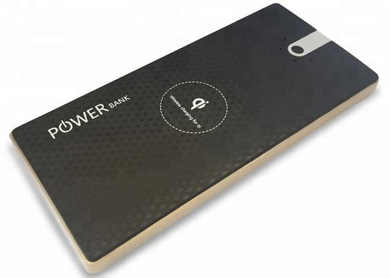 Wireless Charging Power Bank , QI Fast Wireless Charger 8000mah With LED Torch