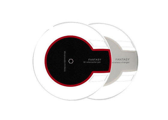 Plastic Material QI Wireless Power Bank / QI Wireless Portable Charger With LED Light