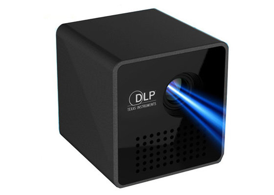 Portable HD DLP Projector Black Mini WIFI Projector / 1080p Smart Micro Projector