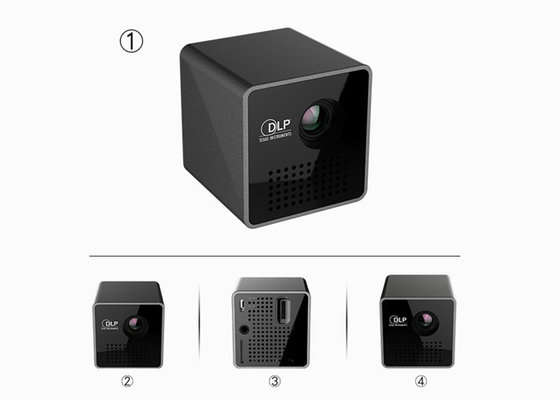 Mini HD DLP Projector Built In Battery LED Light Smart Beam P1 Laser Projector
