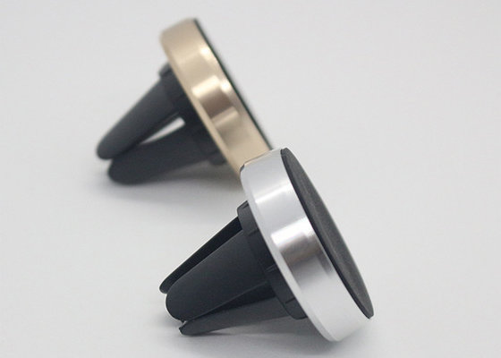 Mini Aluminum Car Mobile Phone Holder / Magnetic Cell Phone Holder For Car