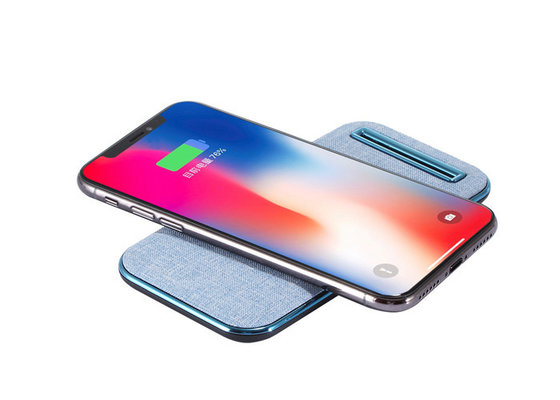 New Fabric Vertical Horizontal Mobile Phone Wireless Charger 10W7.5W Fast Charge
