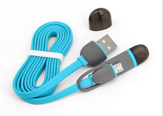 2 in 1 Mobile USB Cable    USB sync cable For IPhone / Android