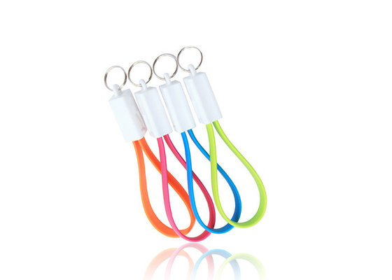 Creative Gift  Mobile USB Cable Type C Charging Cable 2 In 1 Keychain Data Cable