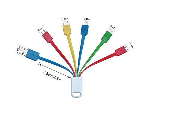 Multi Connect Mobile USB Cable 8 Pin Micro USB Data Cable For Charging