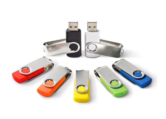 Swivel Gift USB Flash Drive 2GB 4GB 8GB Logo Custom Printing Plastic Case Gift OTG