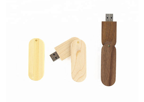 Eco Friendly Custom Usb Flash Drives , Wood USB Flash Drive 4GB 8GB 16GB