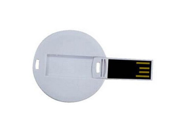 Round Gift USB Flash Drive Custom 4Gb-64Gb Credit Card USB Flash Drive