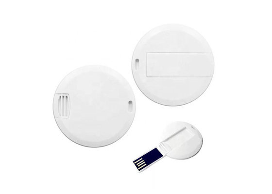 Round Gift USB Flash Drive Custom 4Gb-64Gb Credit Card USB Flash Drive