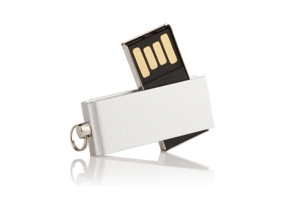 Mini Custom Gift USB Flash Drive Customized Logo Swivel USB Drive 25g