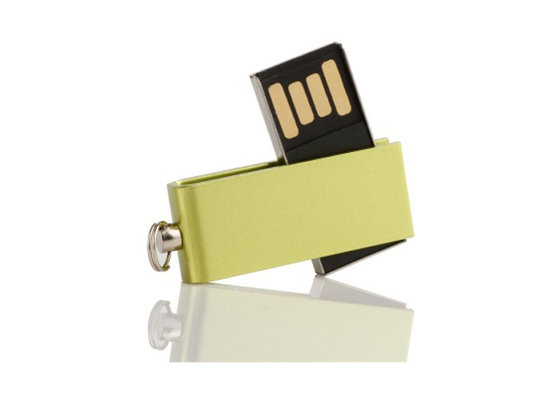 Mini Custom Gift USB Flash Drive Customized Logo Swivel USB Drive 25g