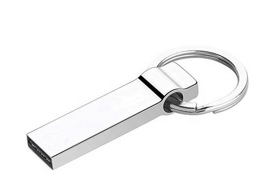 High Read / Write Speed USB Memory Disk , Swivel USB Flash Drive With Keyring