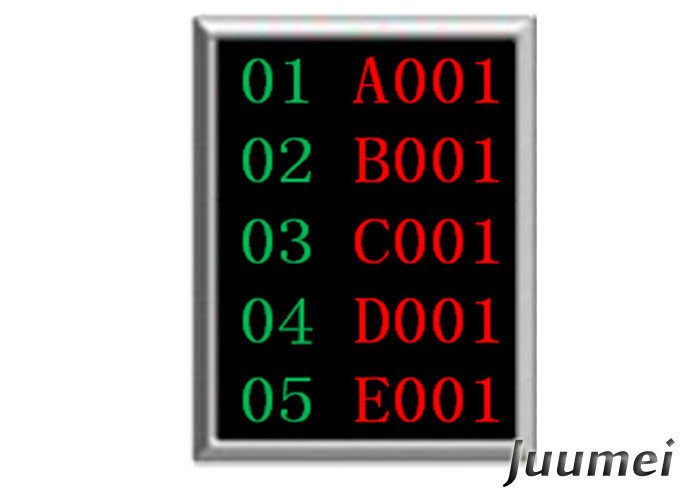 Queue Number Display Function and Indoor Usage Juumei Queue Token Number Dot Matrix LED Counter/Teller Display