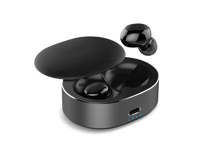 V5.0 Wireless TWS Bluetooth Earphone , In Ear Sport Bluetooth Headset With Charging Bin