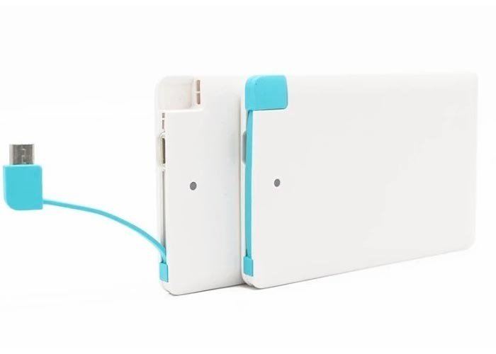 OEM Ultra Slim Power Bank / Credit Card Size Power Bank With Custom Logo