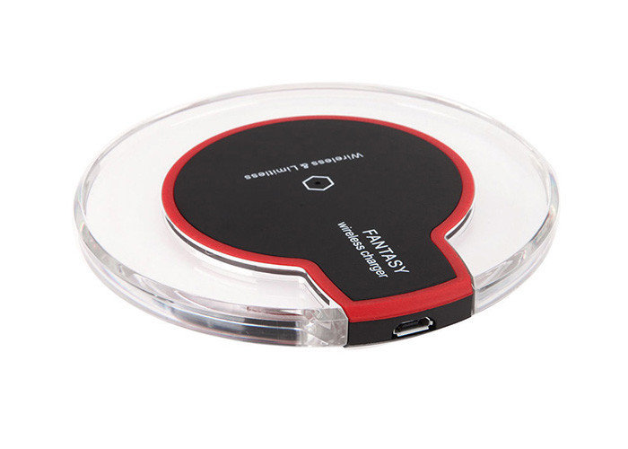 Plastic Material QI Wireless Power Bank / QI Wireless Portable Charger With LED Light