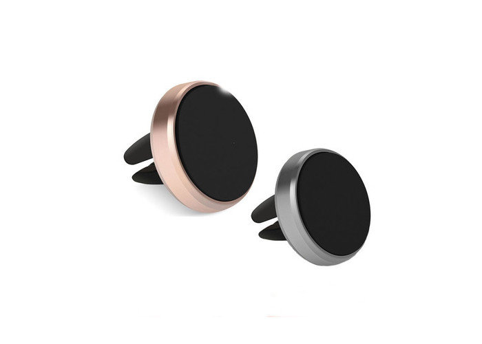 Mini Aluminum Car Mobile Phone Holder / Magnetic Cell Phone Holder For Car