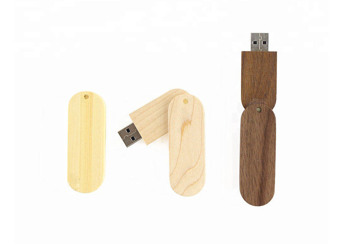 Eco Friendly Custom Usb Flash Drives , Wood USB Flash Drive 4GB 8GB 16GB