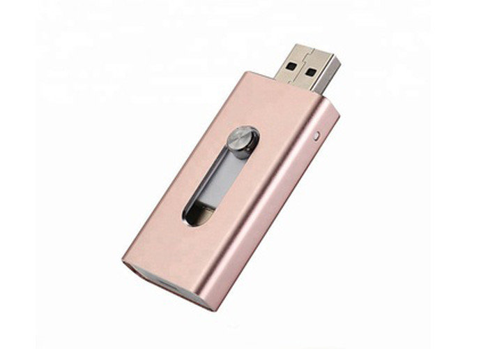 Pen Drive / OTG USB Flash Drive USB 3.0 Metal Material For iPhone 16GB 32GB 64GB 128GB 256G