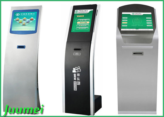 17 inch touch screen Queue Management System Ticket Kiosk Juumei QK002