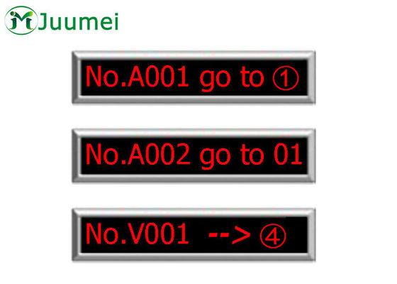 Queue System LED Counter Display 8 Character 150-500 Meters Wireless Distance