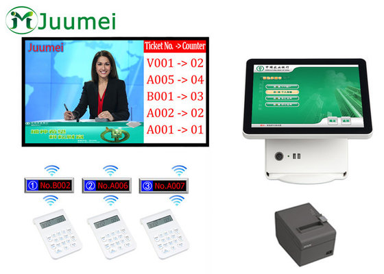 Dark Grey Wireless Service Calling System With IR Touch Screen