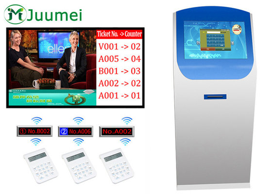 Touch Screen Ticket Dispenser Machine Automatic Ticket Machine For Bank Hospital