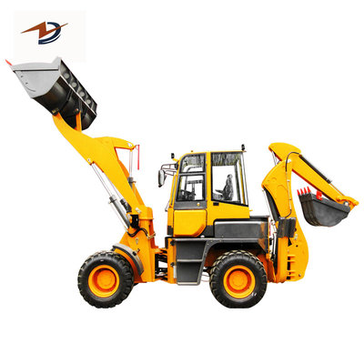4wd tractor backhoe loader backhoe digger backhoe excavator with joystick imported from china