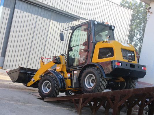 Small farm wheel loader hydraulic bucket loader with quick hitch