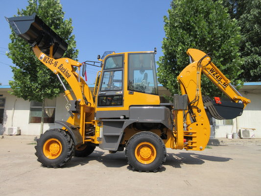 4 Wheel Drive Small Backhoe Loader Digger