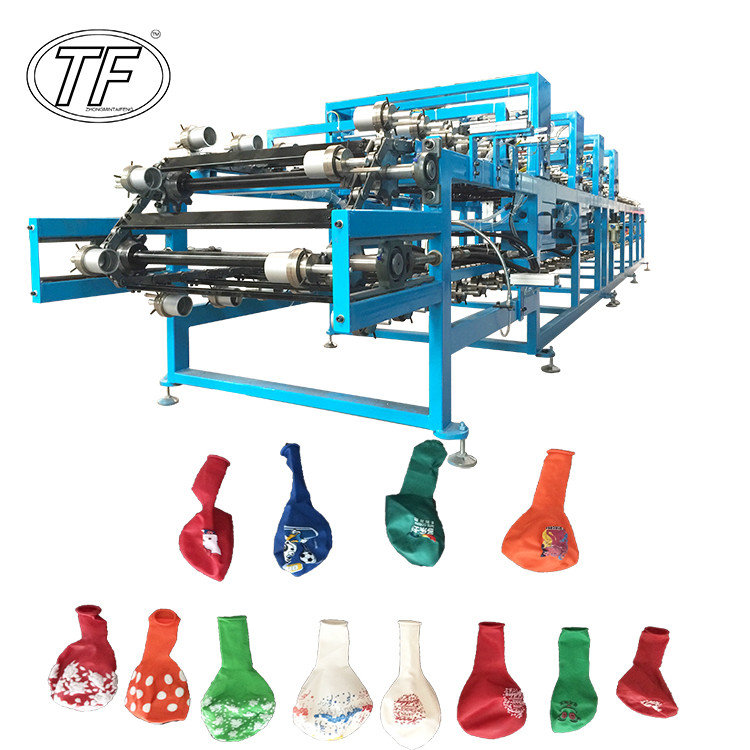 5 sides 1 colors balloons auto filling printing machine