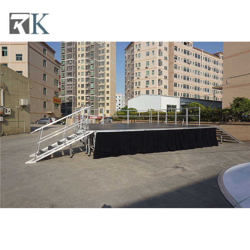 collapsible aluminum stage platform easy install for concert event