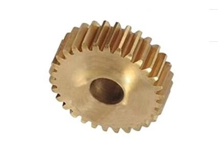 CNC Machining Service , Precision Hobbing Brass Metal Parts Copper Spur Gear