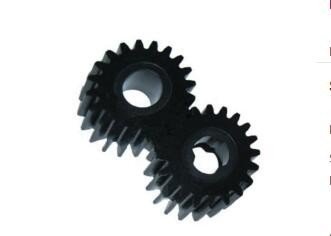 Black Small Plastic Gears Easy Installation Diamond Polish Surface Automotive