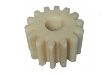 Plastic CNC Gear Hobbing Nylon Helical Bevel Gear Customized Color Diameter