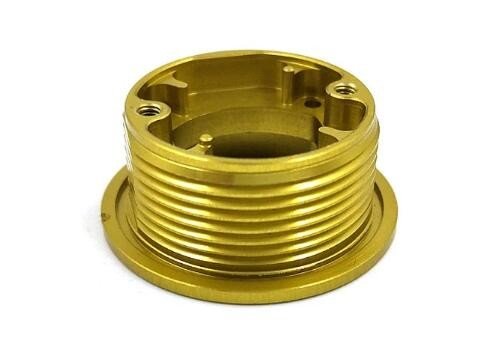 Customized Precise Cnc Lathe Parts , Brass CNC Turned Parts Bushing With Thread