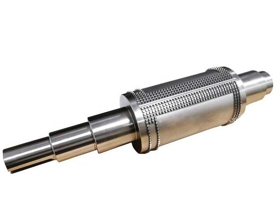 Stainless Steel Turned Parts Face Mask Knurling Mould Embossing Roller For Mask Machine